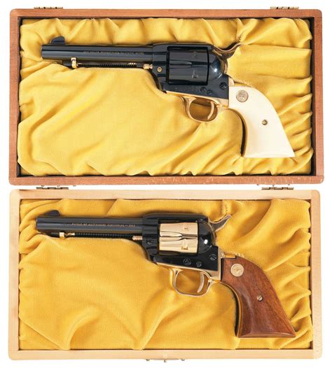 Two Cased Colt Single Action Commemorative Revolvers Rock Island Auction