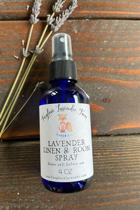 Lavender Linen And Room Spray Essential Oil Farm Grown Etsy