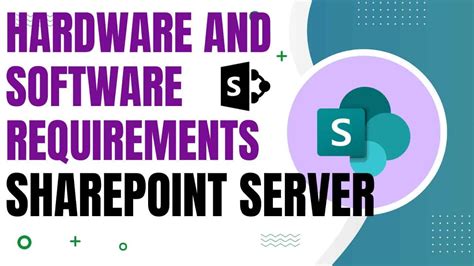 Hardware And Software Requirements For Sharepoint Server Sharepoint And Microsoft Power Platform