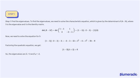 Solvedeigenvalues And Eigenvectors In Each Of Problems 13 Through 32