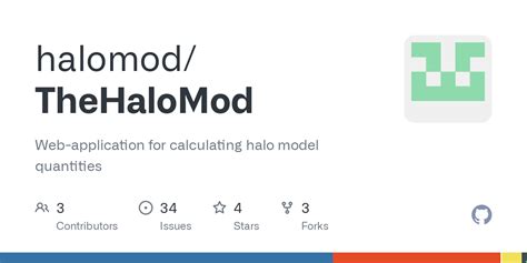 Github Halomod Thehalomod Web Application For Calculating Halo Model Quantities