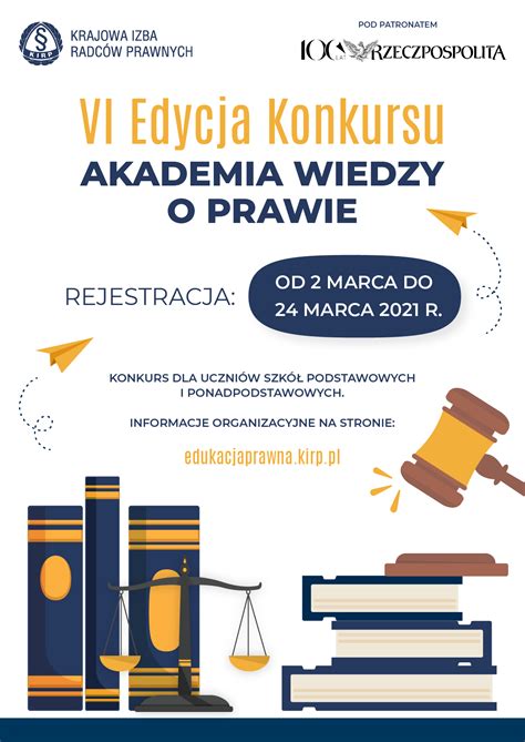 VI Edycja Konkursu Akademia Wiedzy O Prawie ZSP Rytwiany