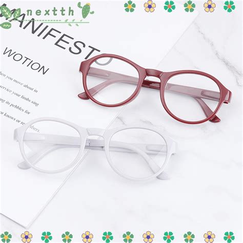 Nextshop แว่นตาอ่านหนังสือ สายตายาว 1 0x 4 0x แบบพกพา พับได้ น้ําหนักเบา หลากสี สําหรับทุกเพศ