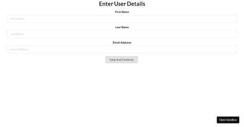 Multi Tab Form Codesandbox