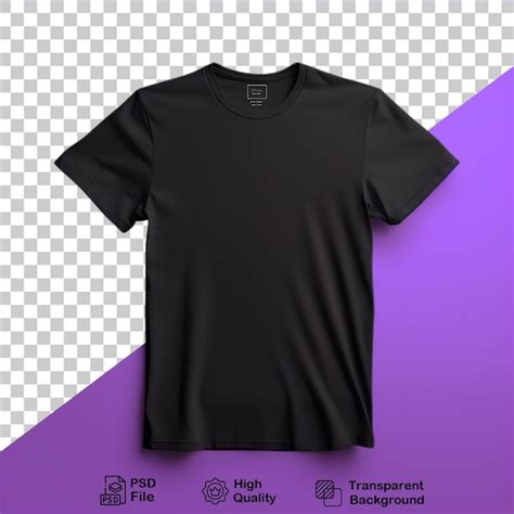 투명한 배경에 고립된 검은색 티셔츠 모 Png 파일 프리미엄 Psd 파일