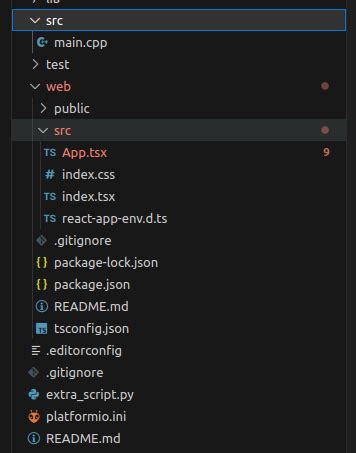 React On The ESP32 With PlatformIO