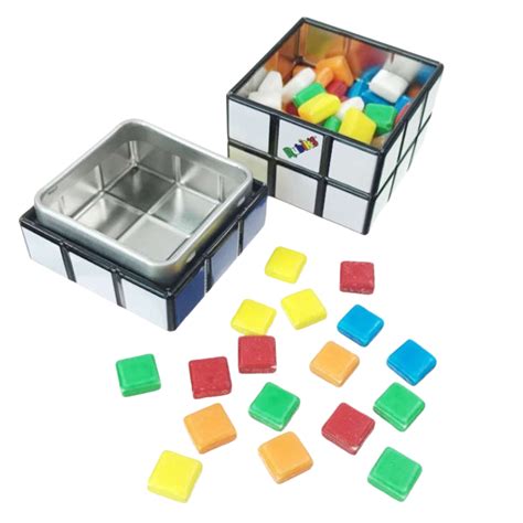 Rubiks Candy Cube Tin Candies Hadriatica