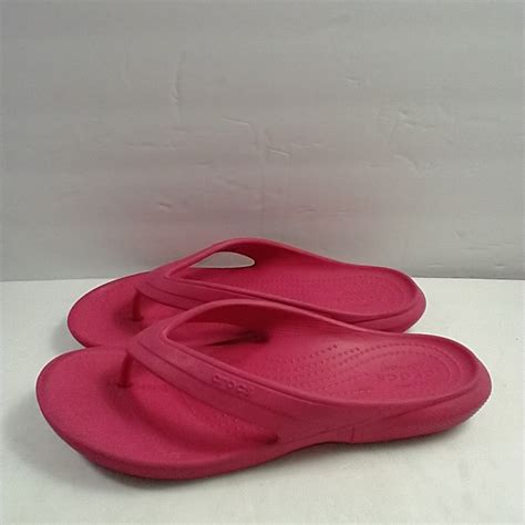 Crocs Kadee Ii Pink Thong Flip Flop Sandals Womens S Gem