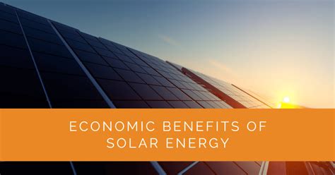Economic Benefits Of Solar Energy Solar Panels Network Usa
