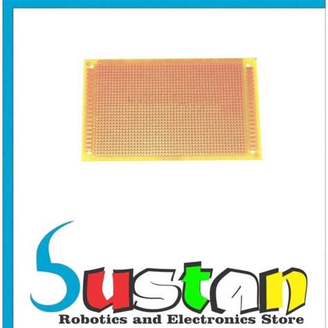 Jual Pcb Fr4 12x18cm Single Sided Prototype Dot Matrix Circuit Board