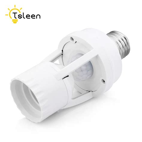 E27 Socket Pir Motion Sensor Lamp Holder Light Control Infrared Lamp