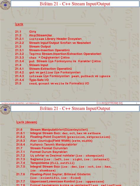 Bölüm 21 C Stream Inputpdf Pdf