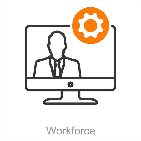 Workforce And Worker Icon Concept 45265710 Vector Art At Vecteezy