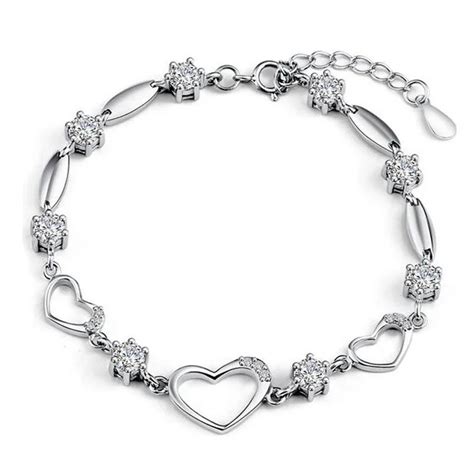 Buy 2017 Women 925 Sterling Silver Bracelets Fashion
