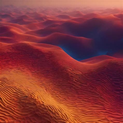 3d Rendered Abstract Grid Topography Gradient Mesh Terrain Premium Ai
