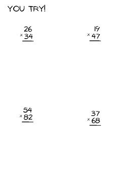 Digit Multiplication Guided Notes By Natalie Borries TPT