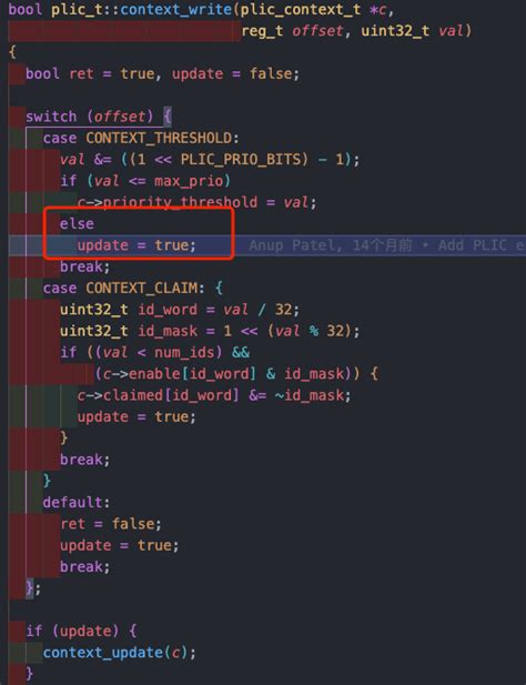 Why Update Context When Change Plic Threshold Issue 1253 Riscv