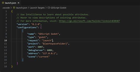 How Do I Open The Current Scene Instead Of The Whole Game With Vs Code Help Godot Forum