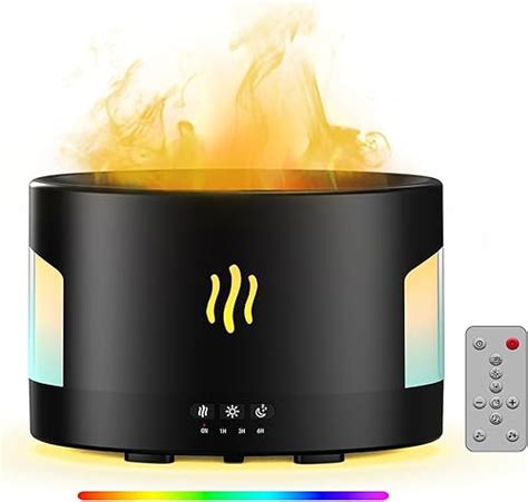 Depulat Rgb Flame Diffuser Humidifierultrasonic 300ml Fire Diffuser