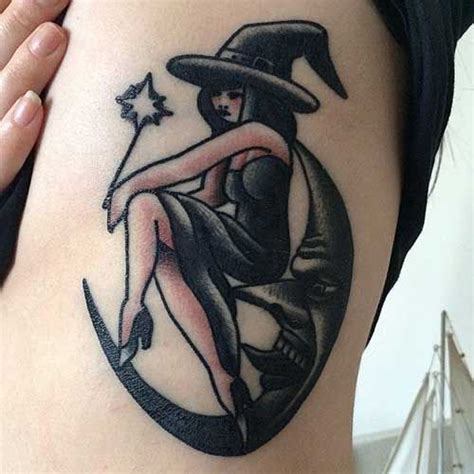 55 Lindas Desenhos Tatuagens De Bruxa Significados Tatuagem De