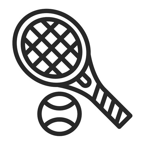 Premium Vector Tennis Racket Vector Illustration