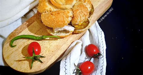طرز تهیه ساندویچ مرغ و بادمجان ساده و خوشمزه توسط فاطمه کوکپد