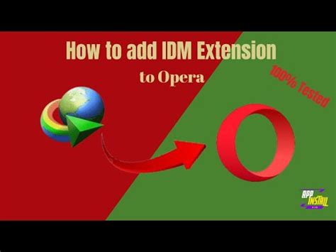 How to Add IDM Extension to Opera Browser | Easy Step-by-Step Guide - YouTube