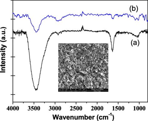Infrared Absorption Spectra Of The Graphite Powder Before A And After