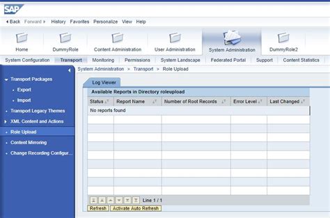2651904 sap role upload tab is missing in system administration tab