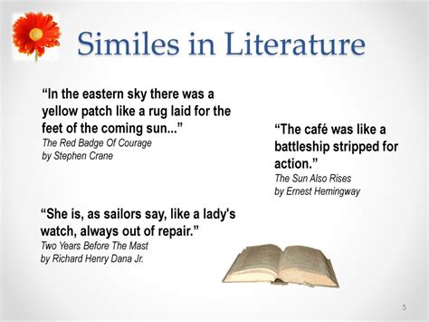 Simile In Literature