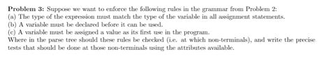Problem Suppose We Want To Enforce The Following Chegg Com