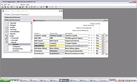 Journal Sources Oracle EBS Financials