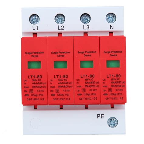 4p Lt1‑80 Protector Contra Sobretensiones 80ka Módulo De Protección