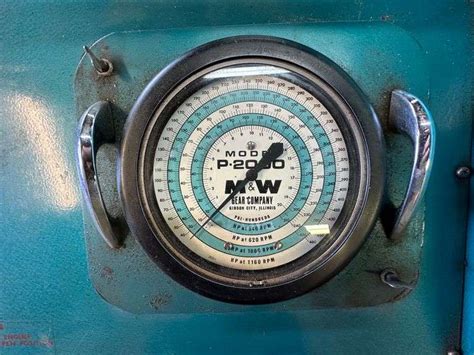 Mandw P2000 Hydra Gauge Dynamometer For Tractors Ser No 17044 Comes