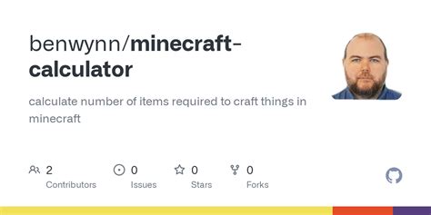 Github Benwynnminecraft Calculator Calculate Number Of Items