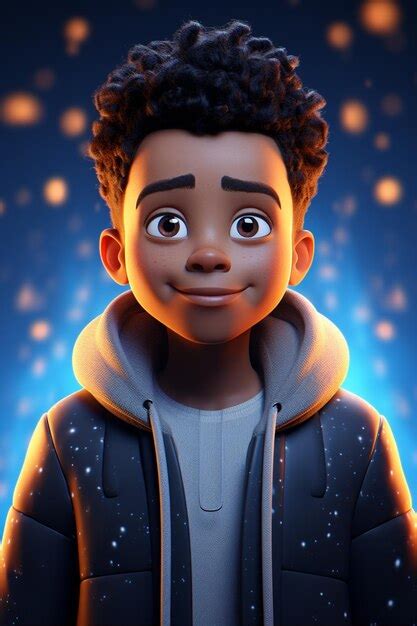 Premium Photo 3d Animation Of A Cute And Handsome Young Boy