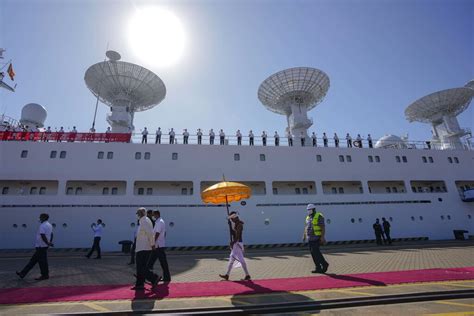 Chinese Ship Leaves Sri Lanka After Riling India Us Fmt