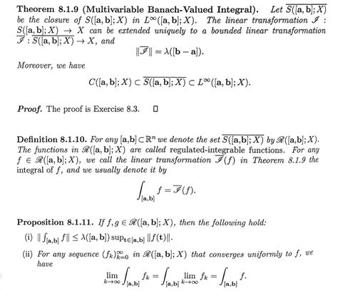 Solved Theorem 819 Multivariable Banach Valued
