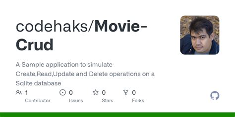 GitHub Codehaks Movie Crud A Sample Application To Simulate Create