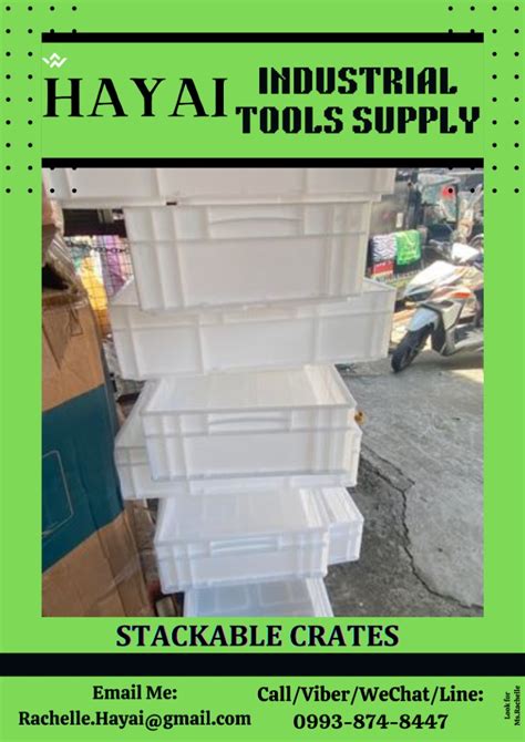Stackable Crates Commercial And Industrial Industrial Equipment On