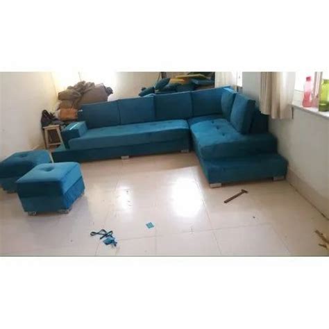 Fabric Modern Seater Living Room L Shape Sofa Set Size X Feet At Rs Piece In Sikar