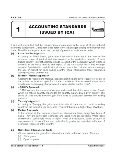 Ch2gains From Trade Pdf Terms Of Trade Devaluation