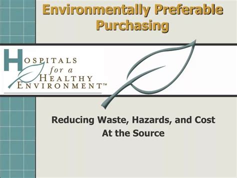 Ppt Environmentally Preferable Purchasing Powerpoint Presentation Free Download Id 5677314