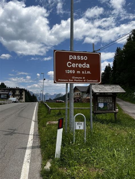 Passo Cereda Vanuit Tonadico Profiel Van De Beklimming