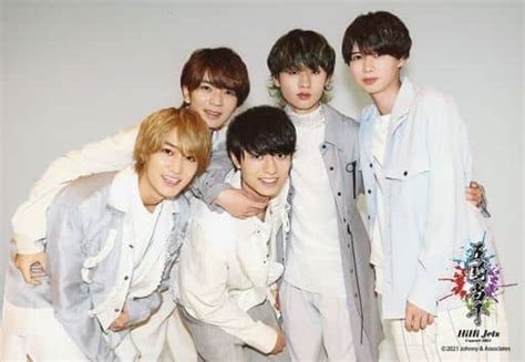 駿河屋 Hihi Jets集合5人横型・膝上「hihi Jets Concert 2021 ～五騎当千～」オリジナルフォト（男性生写真）
