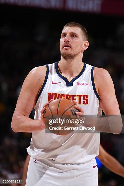 Nikola Jokic Of The Denver Nuggets Prepares To Shoot A Free Throw