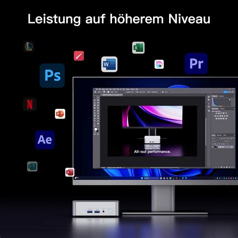 Geekom Xt Pro Mini Pcintel Core I Der Gen Mini Pc