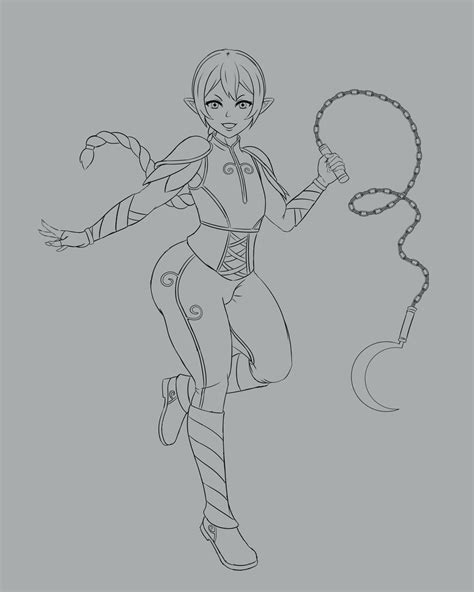 NasbyCroco Artist Vtuber On Twitter Faewyn Eden Alternate Outfit