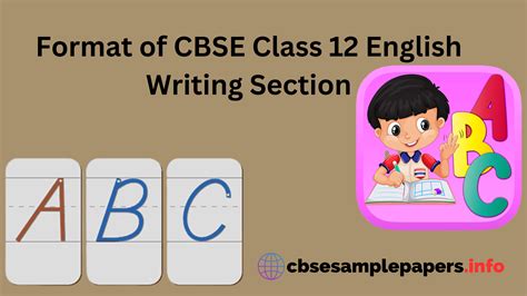 CBSE Class English Writing Section Format Examples Topics Exercises CBSE Sample Papers