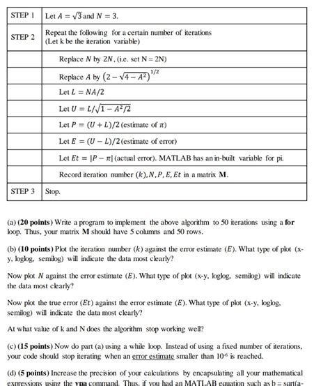 A Points Write A Program To Implement The Chegg